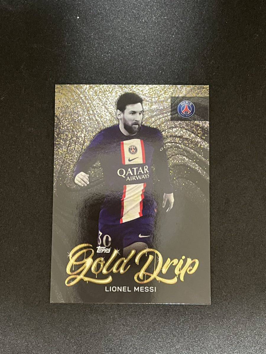 2023 Topps Paris Saint-Germain Team Set Lionel Messi Gold Drip(その他)｜売買さ ...