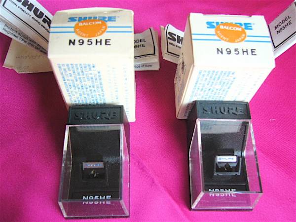 SHURE シュアー M95HE用交換針 N95HE 2個セット ジャンク扱い(MM)｜売買されたオークション情報、yahooの商品情報を ...