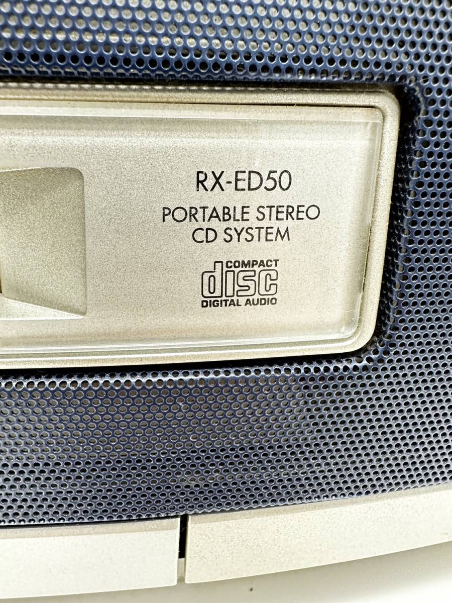 650a Panasonic MODEL RX-ED50 PORTABLE CD SYSTEM ポータブルステレオ CDシステム ダブル ...