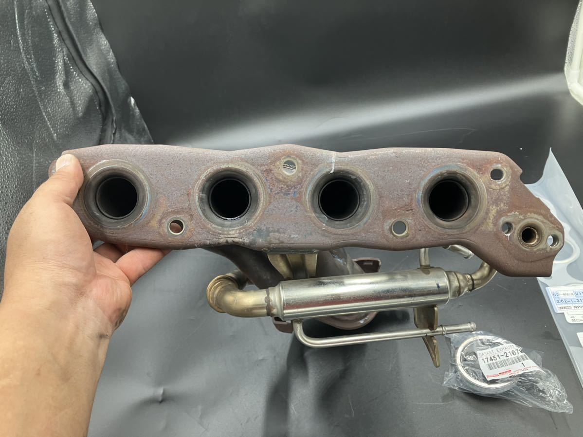 TRD エキゾーストマニホールド ヴィッツ エキマニ タコ足 NCP91 NCP131 TRDエキマニ(エキマニ、フロントパイプ)｜売買された ...
