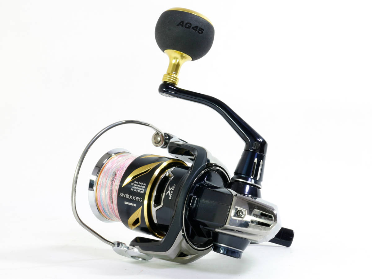 SHIMANO STELLA 13ステラ SW8000PG-C ＋ studio ocean mark HANDLE NOB HN AG45 ...
