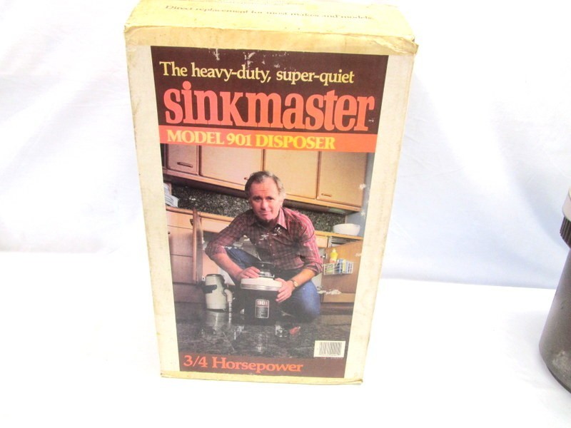 1円スタート ディスポーザー sinkmaster シンクマスター 901 3/4 Horsepower 生ゴミ粉砕機 DISPOSER 箱 ...