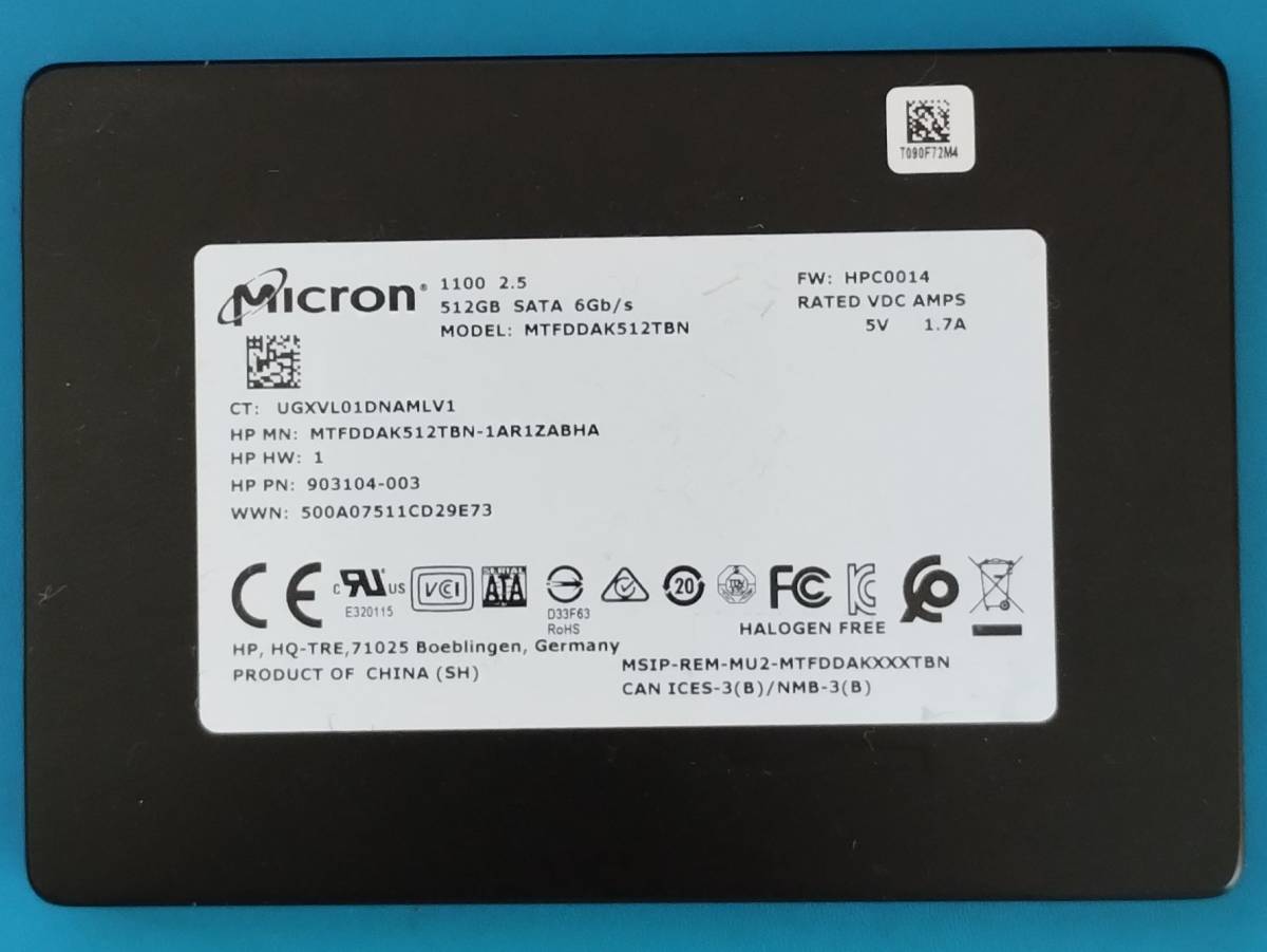 Micron MTFDDAK512TBN 512GB み(256GB～)｜売買されたオークション情報、yahooの商品情報をアーカイブ公開 ...