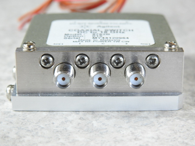 HPマイクロ波 Agilent 8762B Op015 Microwave Coaxial Switch DC-18GHz 50Ω SPDT ...