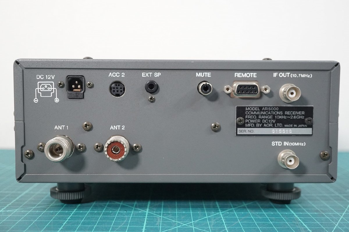 NZ G758880 AOR AR5000 COMMUNICATIONS RECEIVER レシーバー 広帯域受信機 高感度受信(受信機 ...
