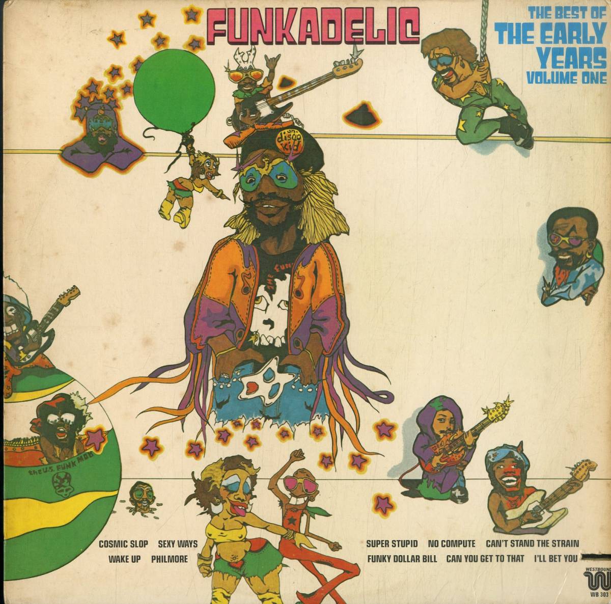 A00560000/LP/ファンカデリック FUNKADELIC パーラメント PARLIAMENT The Best Of The Early Years Volume One WB-303 ...