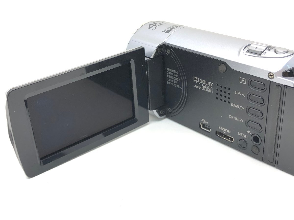 JVC Everio GZ-E100-S/KONICA MINOLTA HD LENS 40x OPTICAL ZOOM f=2.9 ...