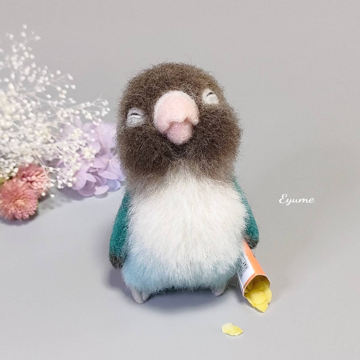 絵夢〜Eyume〜 羊毛フェルト ボタンインコ インコ 寝落ち ハンドメイド(羊毛フェルト)｜売買されたオークション情報、yahooの商品情報 ...