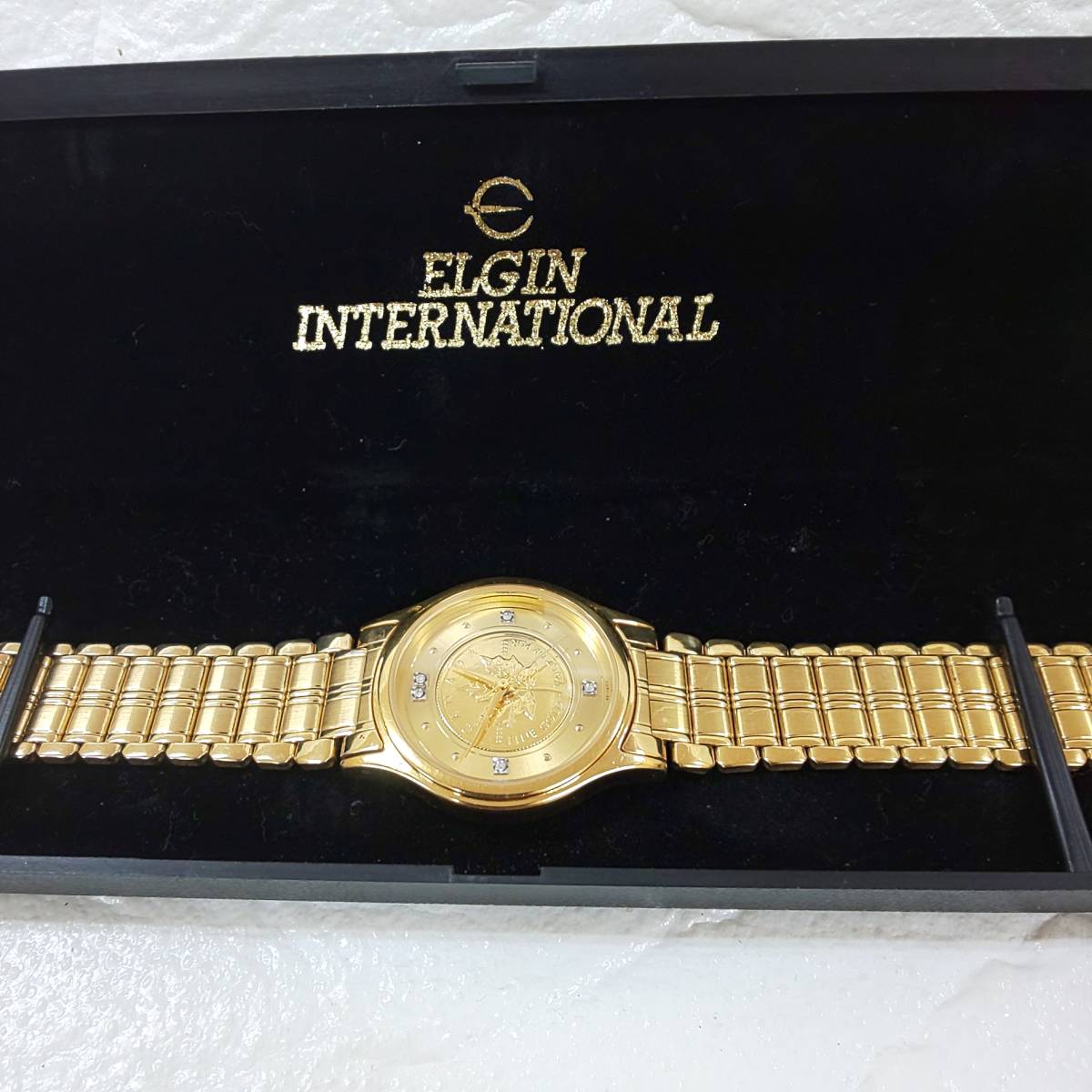 ELGIN エルジン メイプルリーフ金貨 純金 1/10oz K24 5Pダイヤ SK-147-C 腕時計 ゴールド 電池交換済 コレクション放出(エルジン)｜売買されたオークション情報 ...