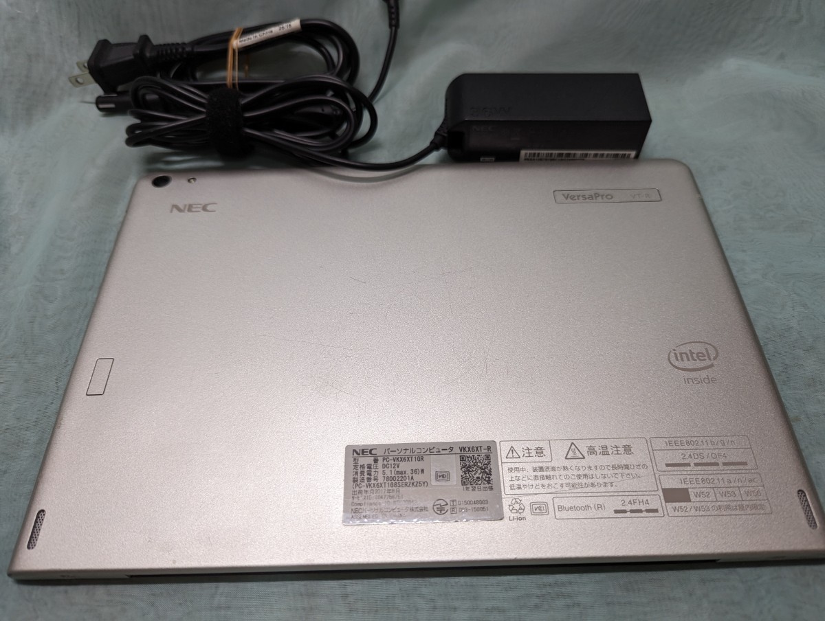 NEC Versa Pro VT-R 10.1型軽量タブレットPC /PC-VKX6XT1GR(Windows)｜売買されたオークション情報 ...