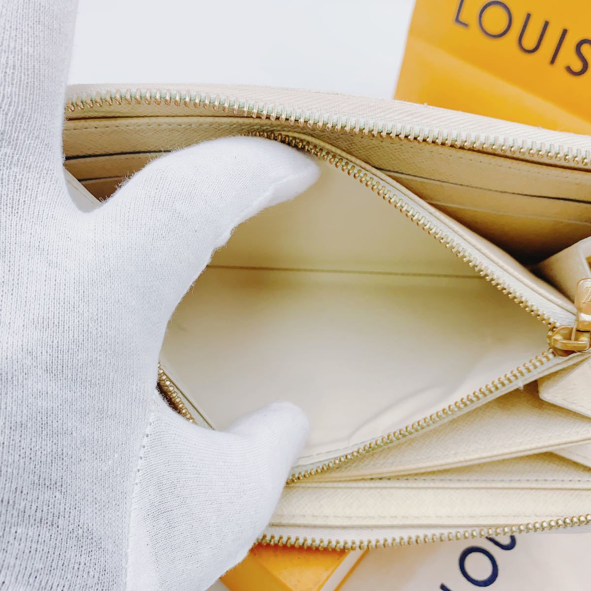 A2069 正規品 LOUIS VUITTON ルイヴィトン ダミエ アズール ジッピーウォレット ラウンドファスナー長財布 ウォレット ...