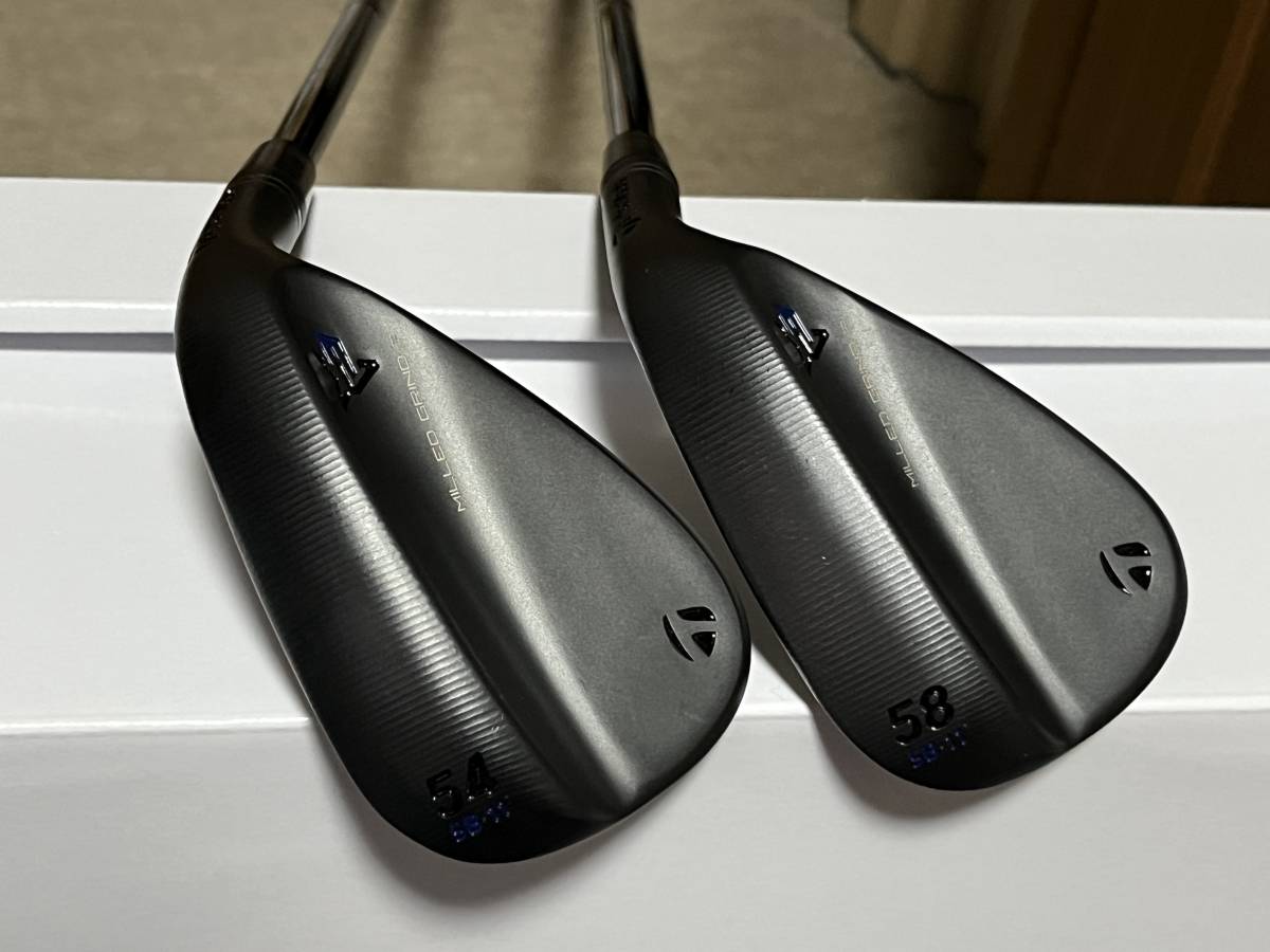 2本セット TaylorMade MG3 ウェッジ ブラック 54° SB /58° SB ダイナミックゴールド S200 MILLED ...