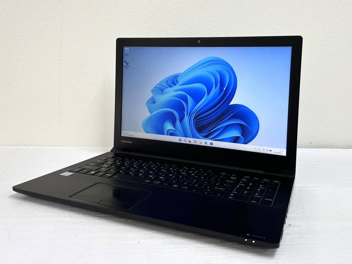 大画面 TOSHIBA dynabook B55/D Core i5-6200U メモリ8GB SSD256GB 15.6型 HDMI DVD カメラ Windows11 Office2021 ...