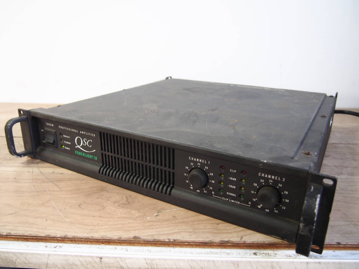 1T0928-23 QSC パワーアンプ POWERLIGHT 1.8 ジャンク(パワーアンプ)｜売買されたオークション情報、yahooの商品 ...