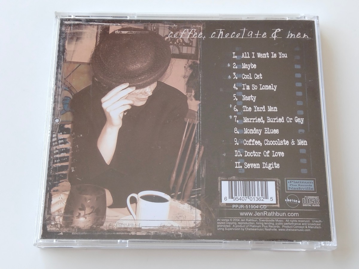 JEN RATHBUN / Coffee Chocolate & Men CD PLATINUM PLUS RECORDS NASHVILLE ...