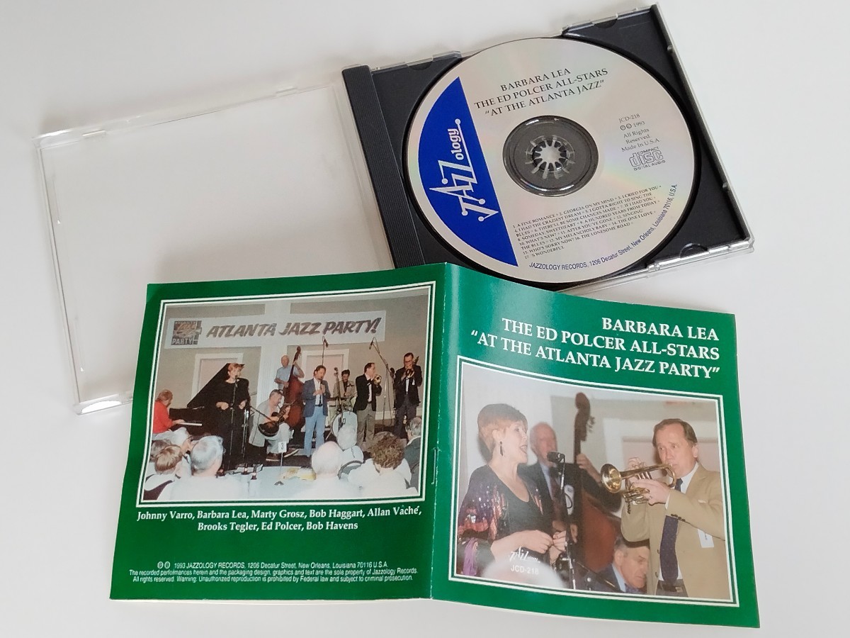 BARBARA LEA-THE ED POLCER ALL-STARS / AT THE ATLANTA JAZZ PARTY CD ...