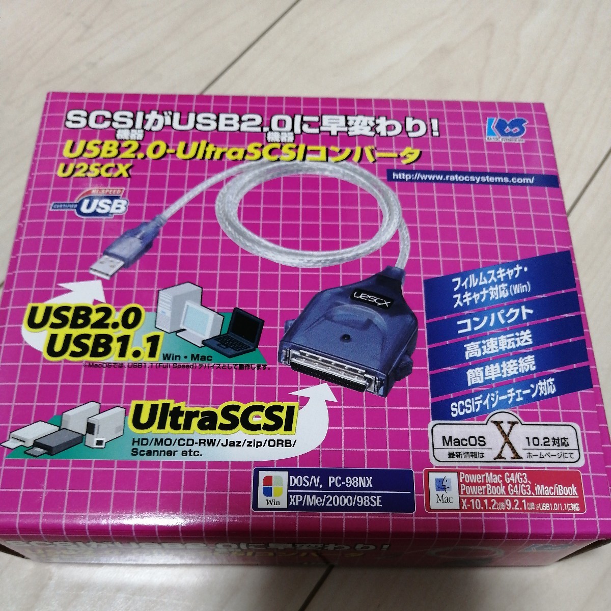 ラトックシステム USB2.0 ラトックシステム USB2.0-UltraSCSIコンバータ U2SCX(その他)｜売買されたオークション情報、yahooの商品情報をアーカイブ公開 ...