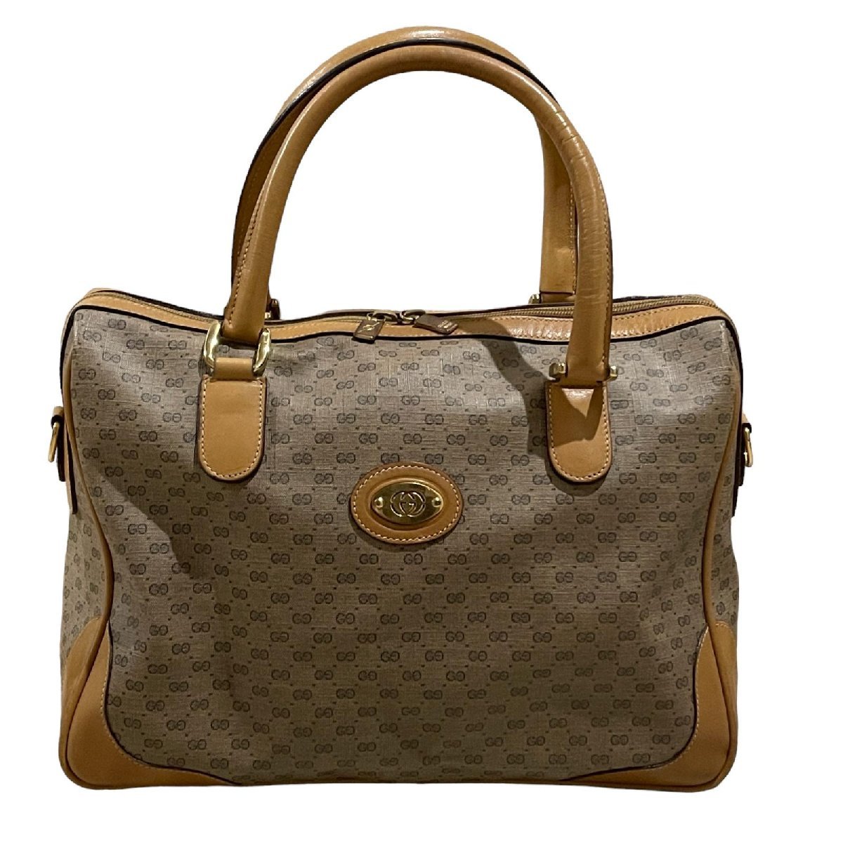 GUCCI グッチ オールドグッチ PVC ミニボストンバッグ ハンドバッグ マイクロGG 002 58 0033 ベージュ系(オールドグッチ)｜売買されたオークション情報、yahooの商品 ...