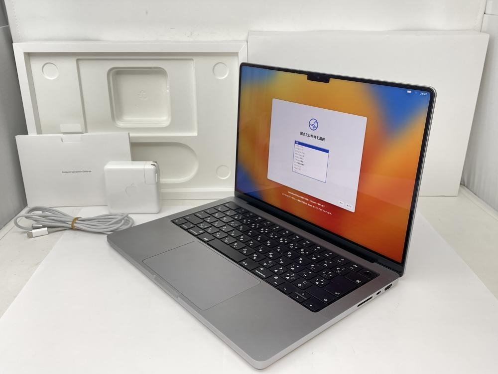 M838 保証有 充放電回数15回 MacBook Pro 2021 14インチ SSD 1TB Apple M1 Pro /100 ...