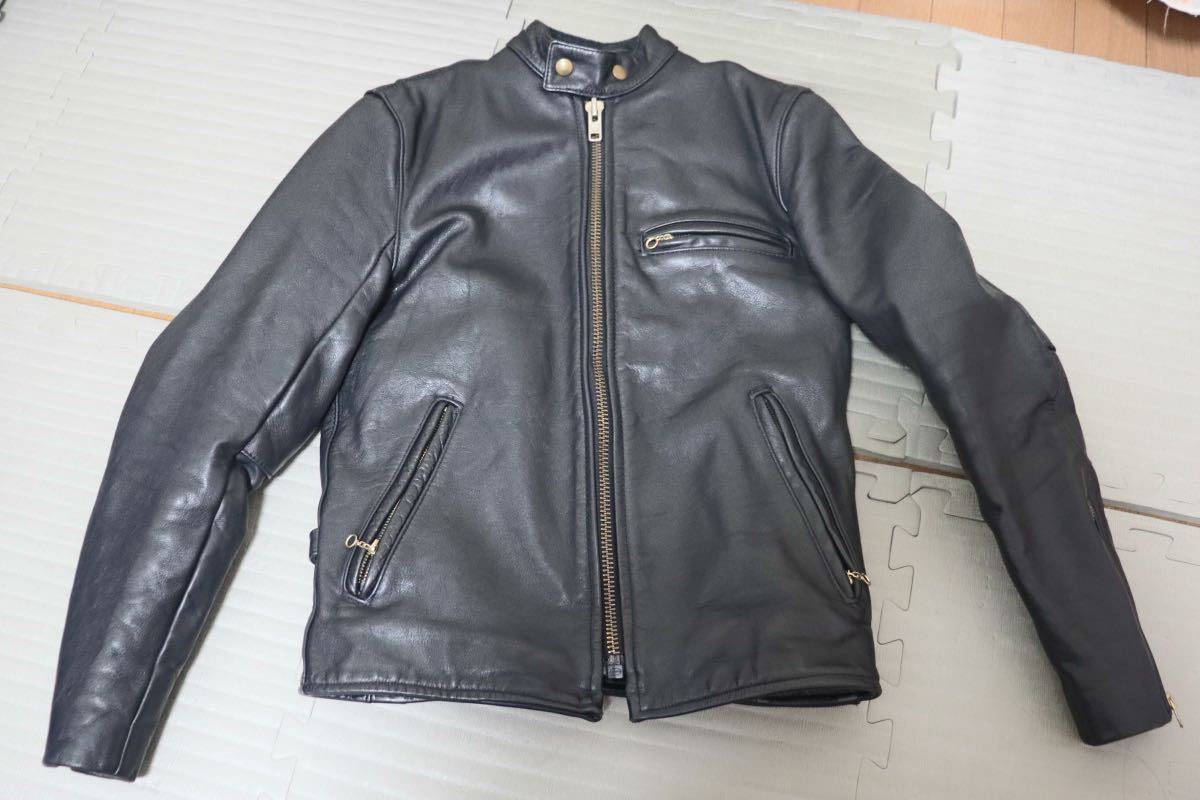 程度良好 バンソン VANSON USA シングルライダースジャケット 革ジャン タイプB サイズ36 ライナー有 ブラック レザー(ライダースジャケット)｜売買されたオークション情報 ...