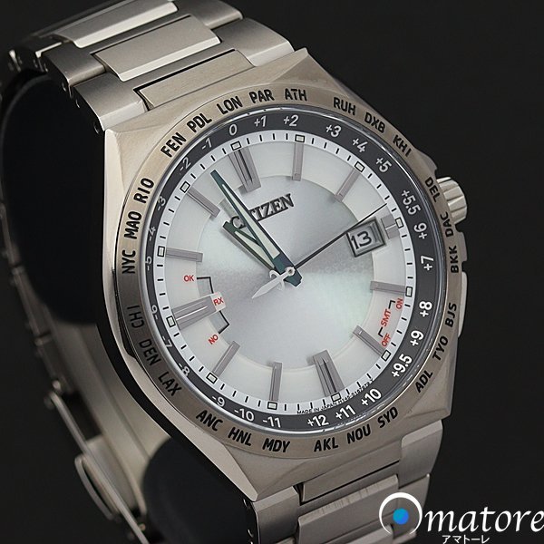 1円 極上 CITIZEN シチズン アテッサ ACT Line アクトライン メンズ 電波ソーラー CB0210-54A H145 箱保取説(アテッサ)｜売買されたオークション情報 ...