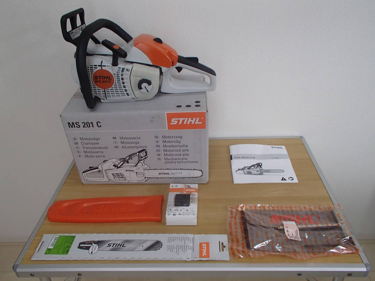 STIHL チェンソー MS201C-M M-Tronic 品 スチール(チェーンソー)｜売買されたオークション情報、yahooの商品情報を ...