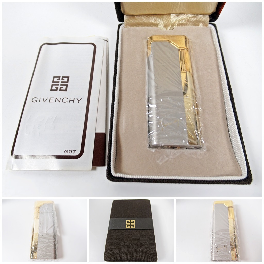 A91 品 GIVENCHY ジバンシー ガスライター シルバー×ゴールド ケース付き ブランド品 高級感 喫煙具 ライター ローラー(ガスライター)｜売買されたオークション情報、yahooの ...