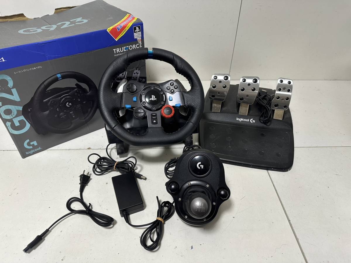 Logitech ロジテック G29 Driving Force 本体 ハンドル コントローラー シフター シフトレバー ペダル アダプタ PS3 PS4(アクセサリ、周辺機器)｜売買された ...
