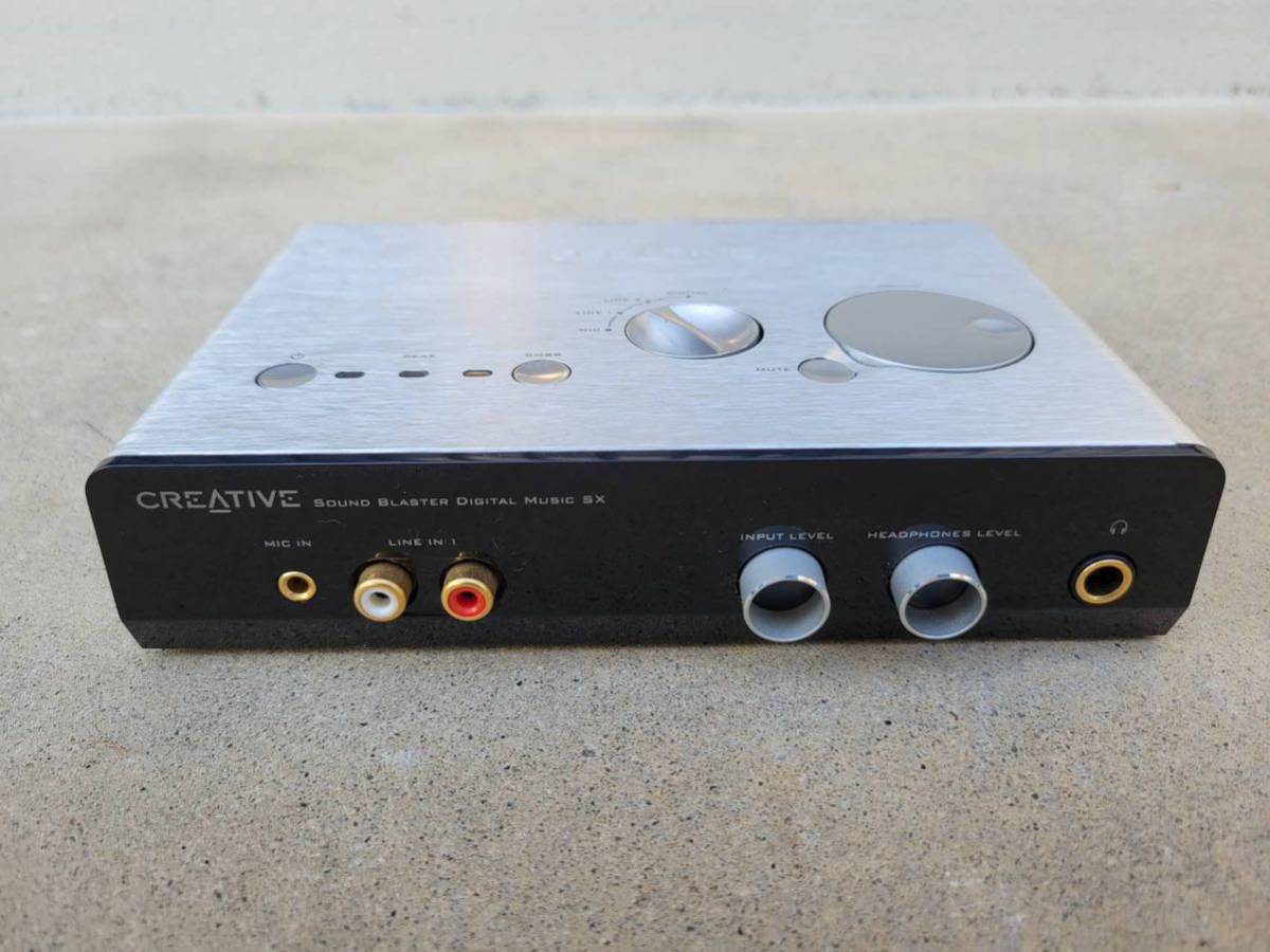 CREATIVE Sound Blaster Digital Music SX SB0560 USBオーディオインターフェース 本体 通電確認 ...