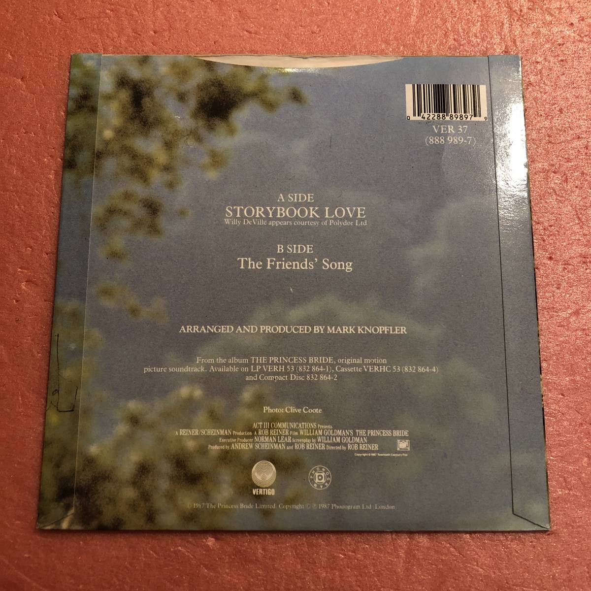 美盤 7 O.S.T. The Princess Bride Storybook Love The Friends' Song Mark ...