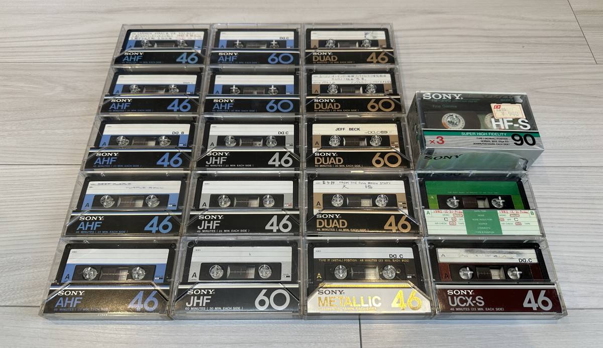 Sony AHF JHF DUAD HF-S Rock Metallic UCX-S 録音済 3本 カセットテープ 合わせて20本(記録媒体)｜売買されたオークション情報、yahooの商品情報 ...