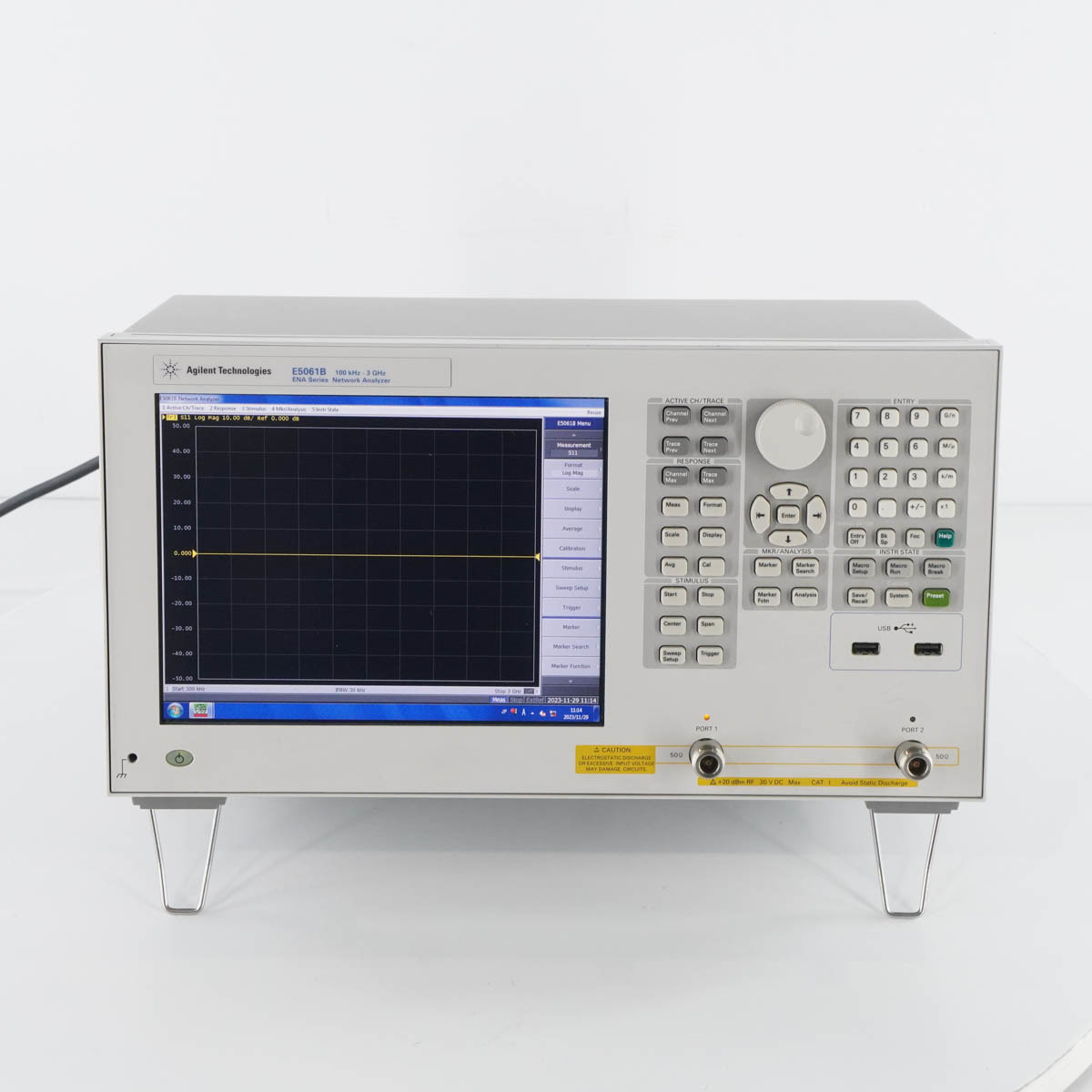 DW 8日保証 E5061B ATO-3295 Agilent ENA Series Network Analyzer OPT 020 235 A6J 100kHz-3GHz アジレント hp ...