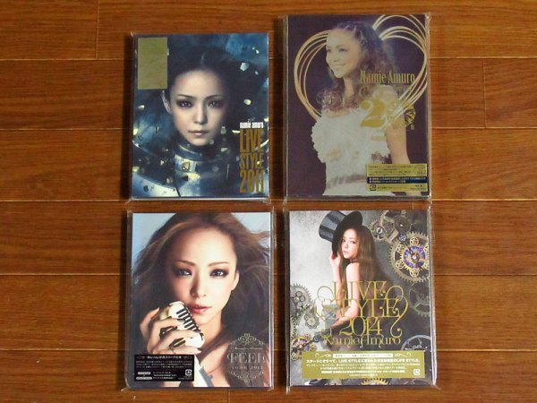 安室奈美恵 Blu-ray ブルーレイ LIVE STYLE 2011/ 20th Anniversary Best 2012/FEEL tour 2013/LIVE STYLE 2014 4 ...