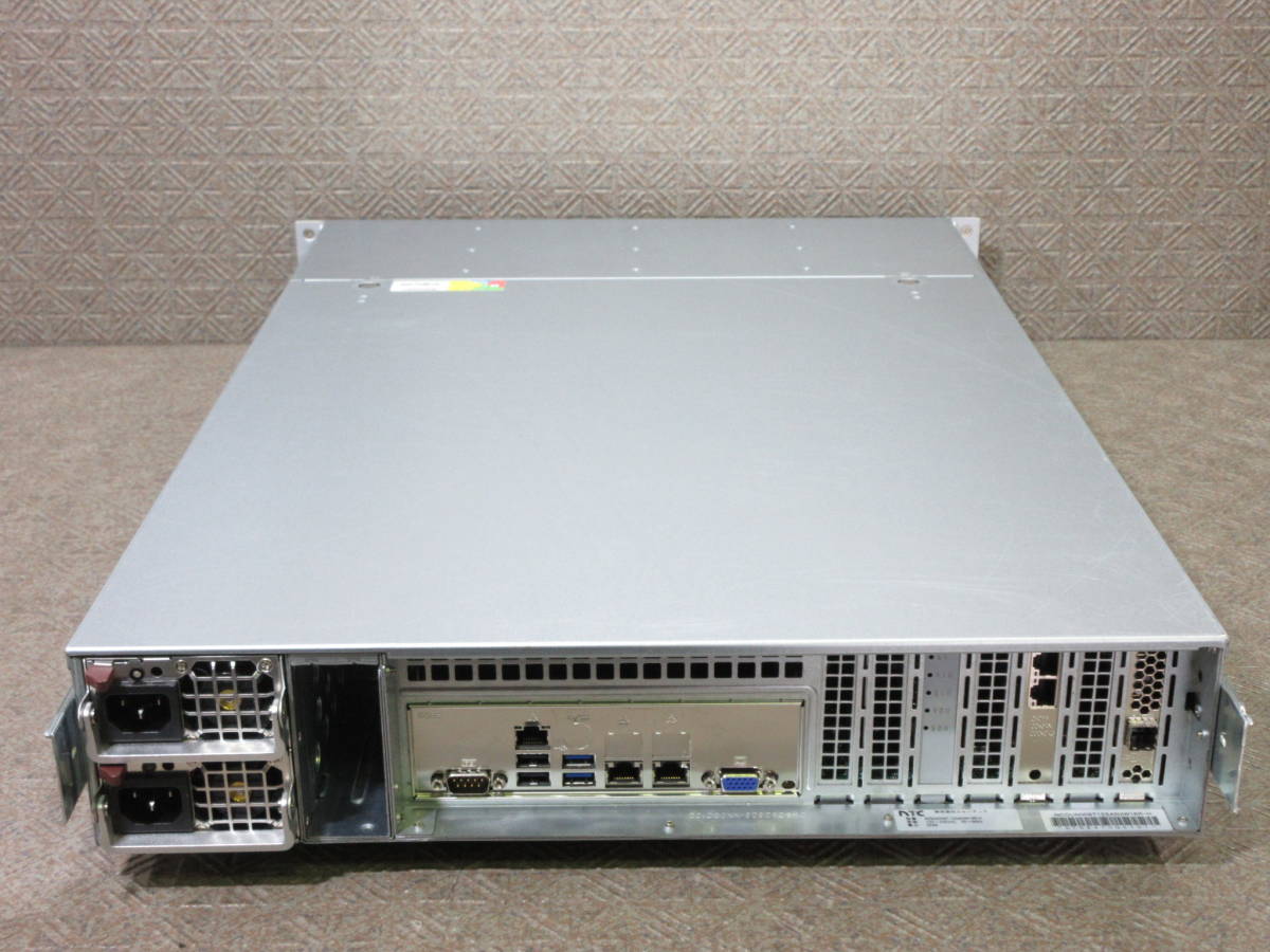HDD無し Supermicro CSE-826 シャーシ / Xeon E5-2620v3 2.40GHz / mem 32GB ...