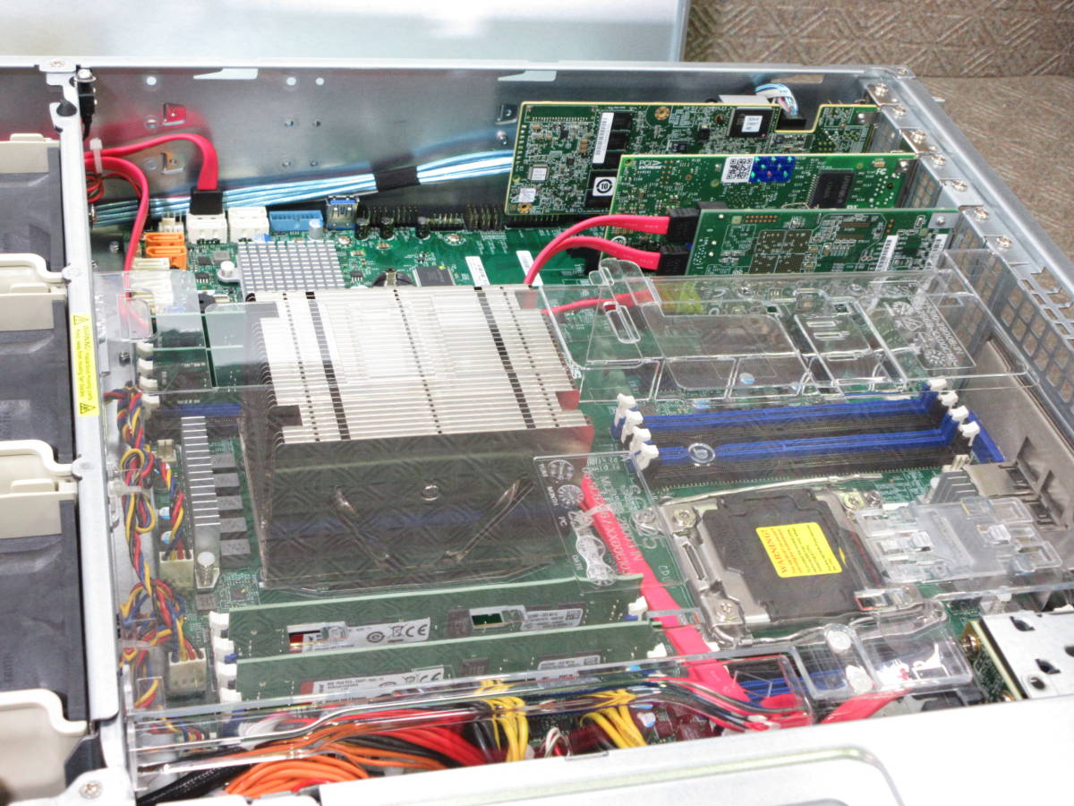 HDD無し Supermicro CSE-826 シャーシ / Xeon E5-2620v3 2.40GHz / mem 32GB ...