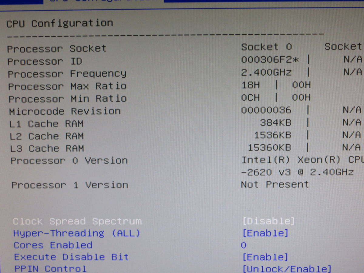 HDD無し Supermicro CSE-826 シャーシ / Xeon E5-2620v3 2.40GHz / mem 32GB ...