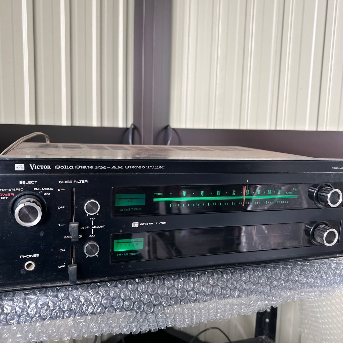 Victor ビクター Solid State FM/AM Stereo Tuner MCT-105 チューナー 105 通電確認OK ...