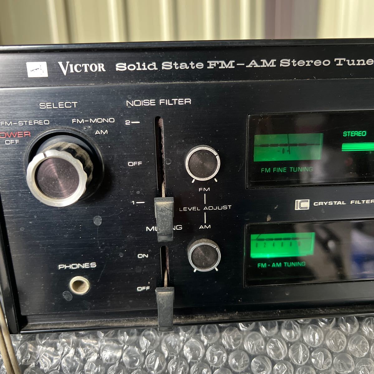 Victor ビクター Solid State FM/AM Stereo Tuner MCT-105 チューナー 105 通電確認OK ...