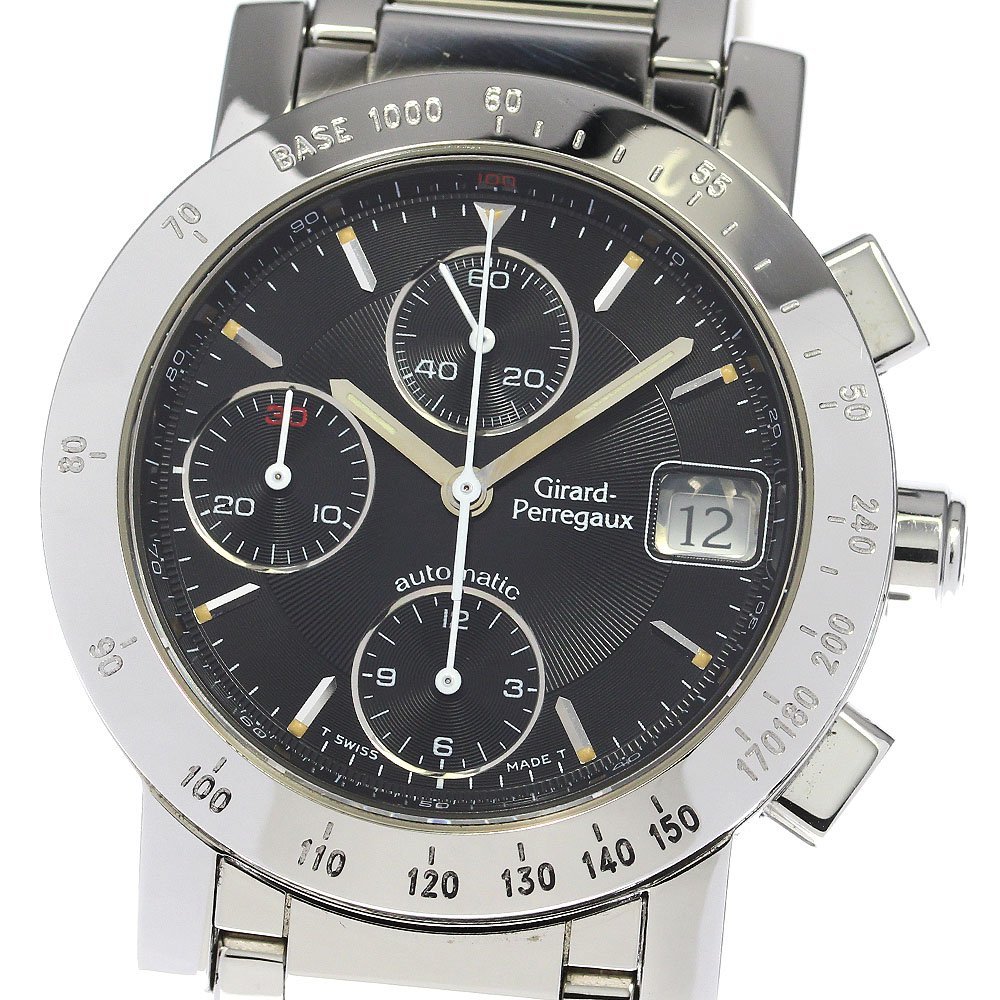 ジラール ペルゴ GIRARD-PERREGAUX 7500 GP7500 クロノグラフ 自動巻き メンズ _790570(ジラール・ペルゴ)｜売買されたオークション情報、yahooの商品情報 ...