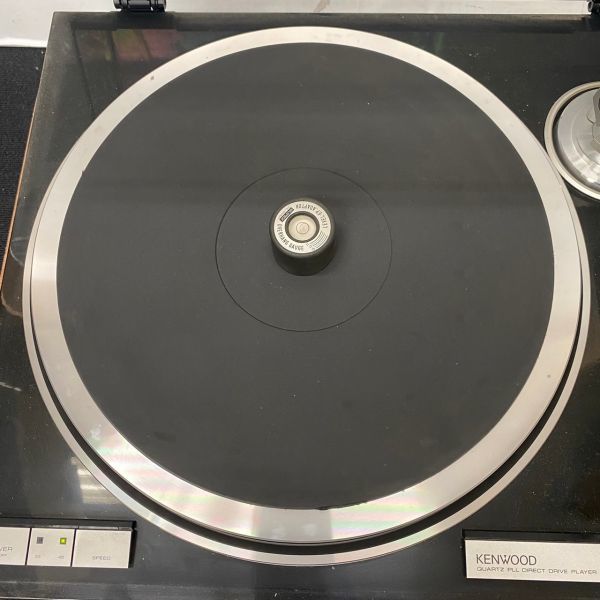 O542-K55-86 ケンウッド ターンテーブル KP-9010/ダイレクトドライブ/カートリッジ ソニー XL-MC3 アダプター ...