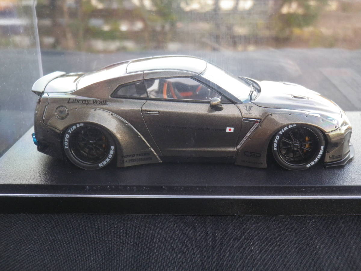 絶版 MakeUp 1/43 60台限定 LB WORKS R35 GT-R 日産 Nissan Duck Tail Version ...