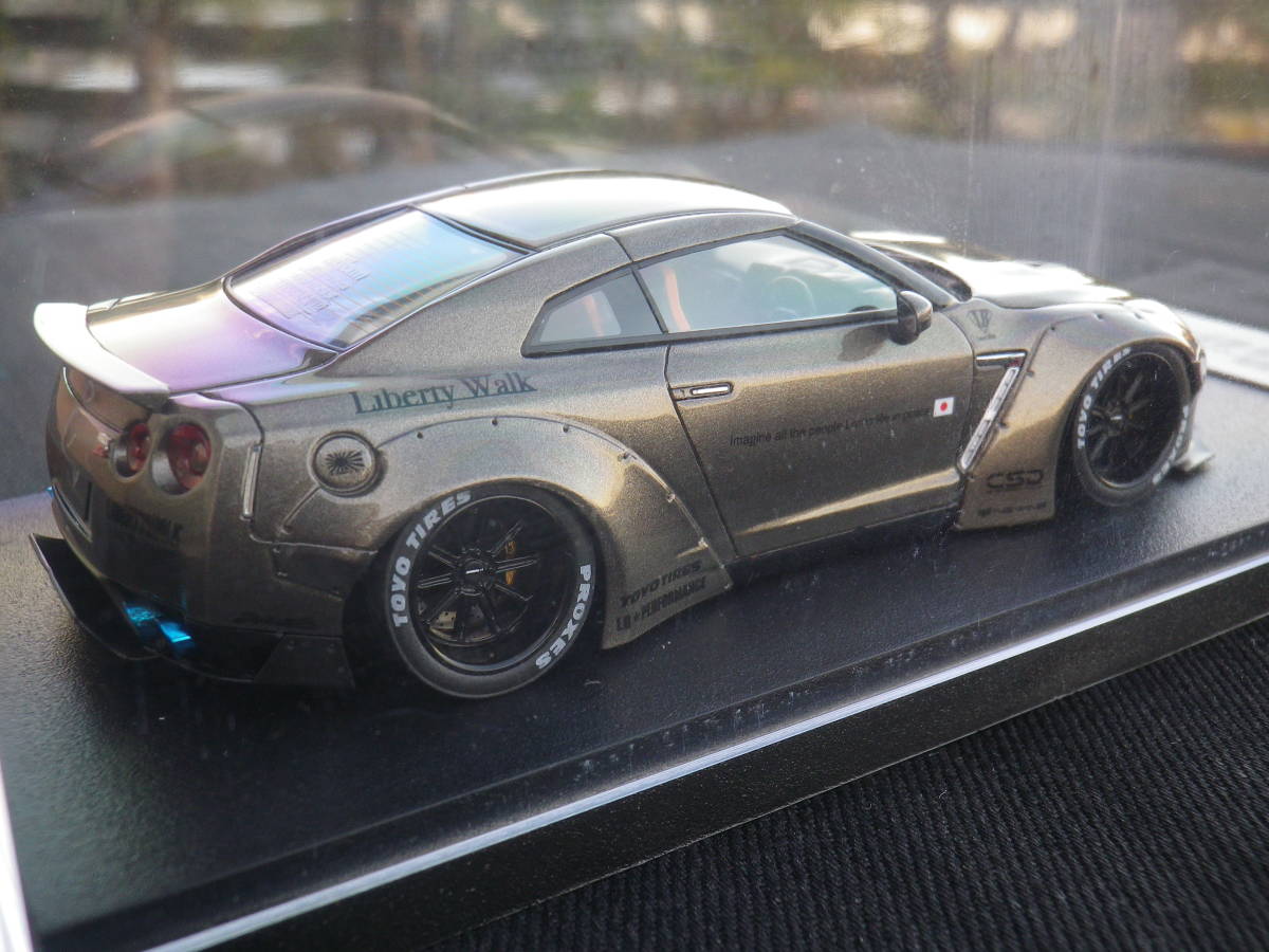 絶版 MakeUp 1/43 60台限定 LB WORKS R35 GT-R 日産 Nissan Duck Tail Version ...