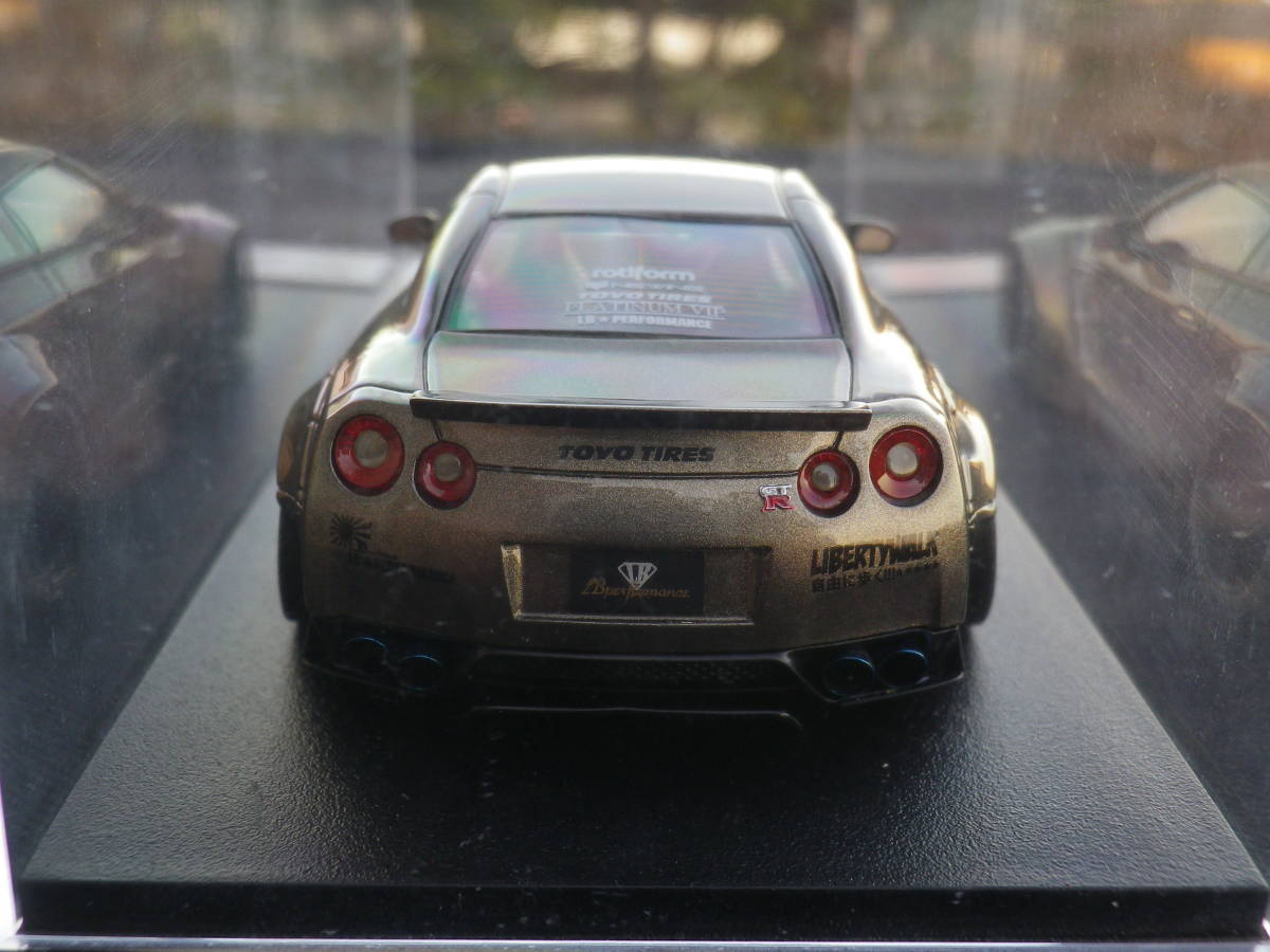 絶版 MakeUp 1/43 60台限定 LB WORKS R35 GT-R 日産 Nissan Duck Tail Version ...