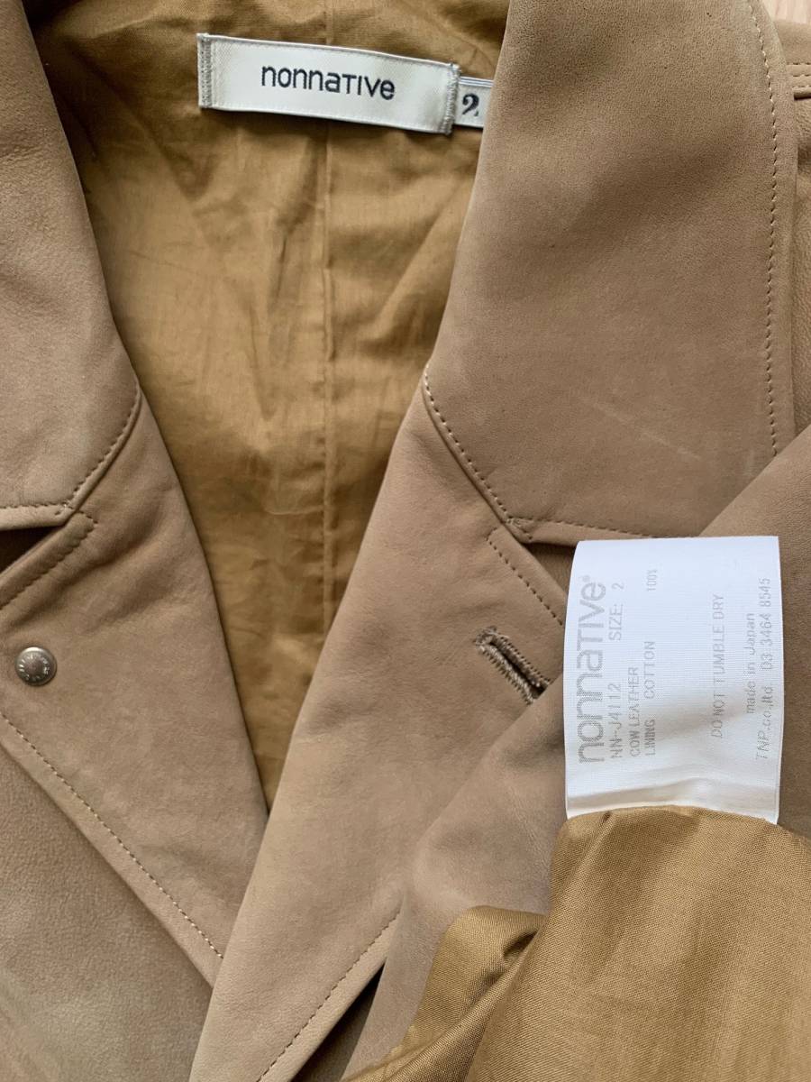 美 品 41ST nonnative RANCHER JACKET COW LEATHER by ECCO 22SS 40TH 21AW ...