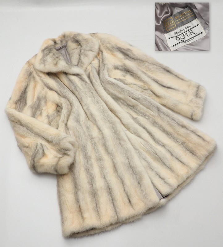 SGP1662 SAGA MINK ROYAL/サガミンク ロイヤル/金サガ OSFUR クロスミンク MINK 最高級毛皮 ファーコート ...