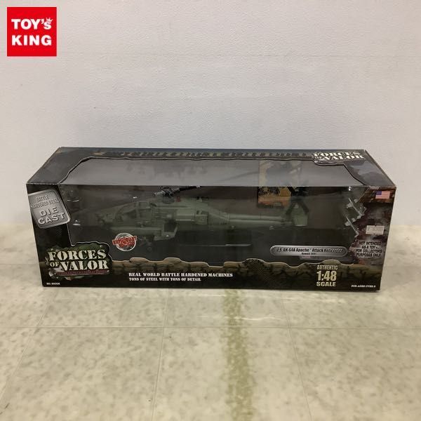 1円〜 UNIMAX 1/48 Forces of Valor U.S. AH-64A Apache Attack Helicopter ...
