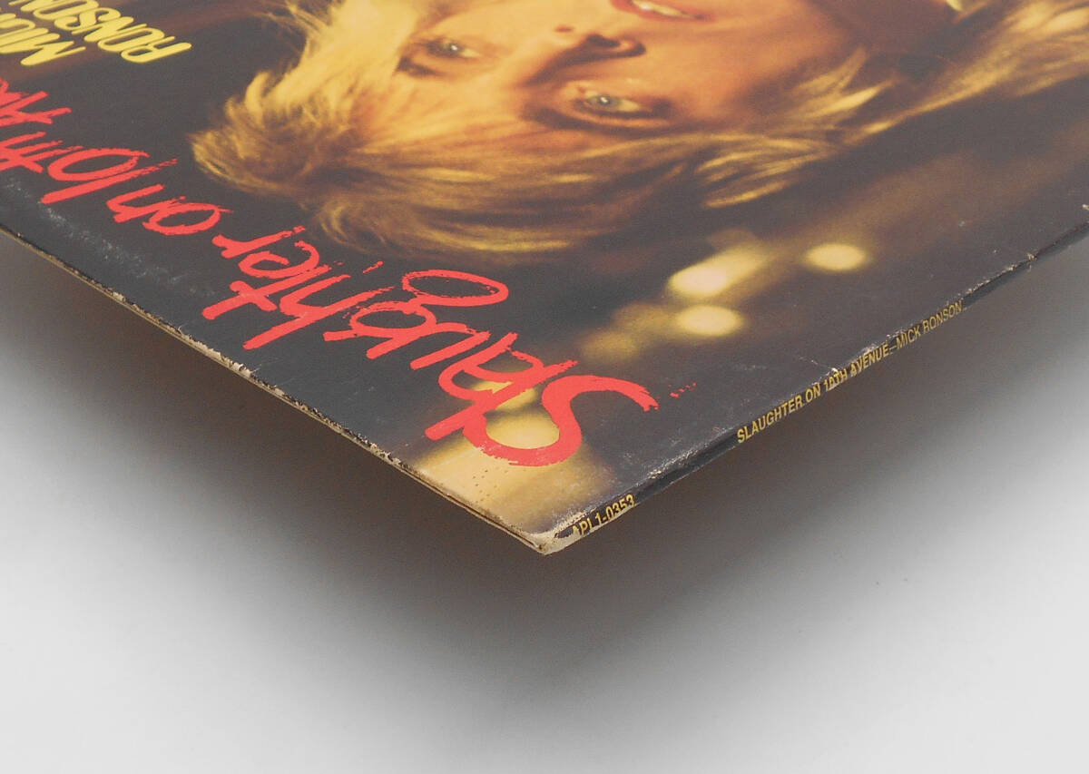 US ORIG PROMO LP MICK RONSON/Slaughter On 10th Avenue 1974年 初回橙ラベ 1stソロ ...
