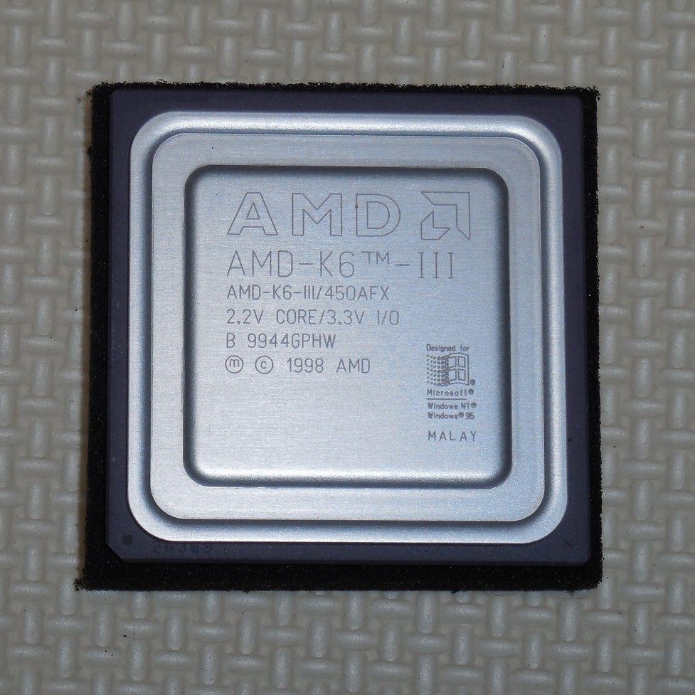 AMD K6-Ⅲ450MHz 2.2V版 Super7 Socket7 K6-3 K6-ⅲ AMD-K6-III/450AFX(AMD)｜売買 ...