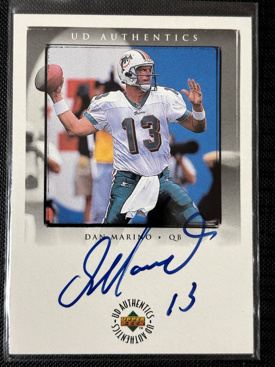 1999 SPx Finite UD Authentics DAN MARINO autograph ダン マリーノ 直筆サイン auto ...