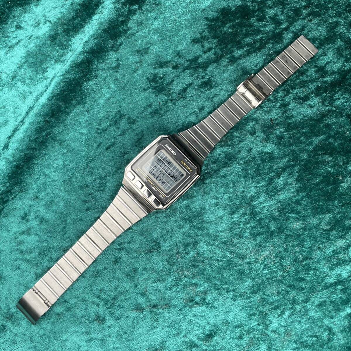 30ビンテージ 精工舎 SEIKO セイコー 超 レア MEMO DIARY UW02-0010 1984年リストコンピューター ...
